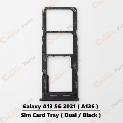 Galaxy A13 5G 2021 Dual Sim Card Tray Holder ( A136 / Dual / Black ) | eBay