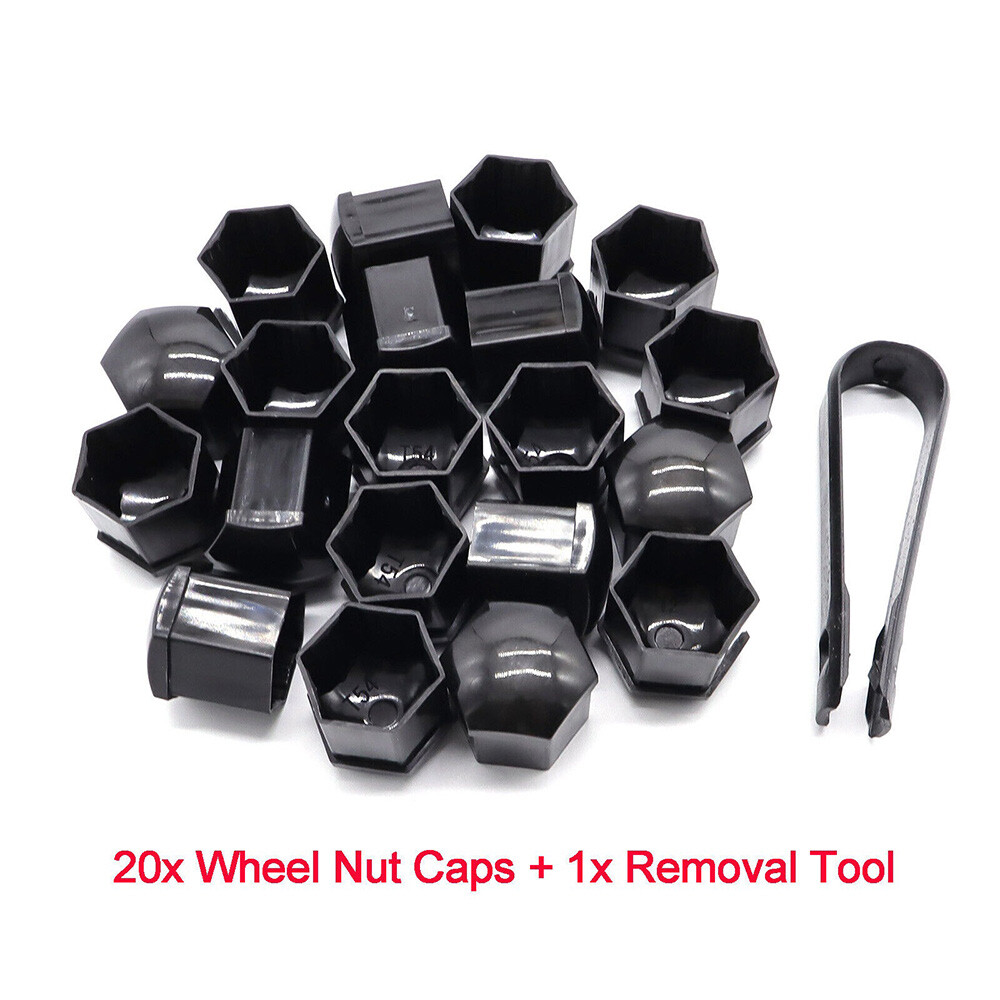 20Pcs 19mm Car Wheel Lug Nut Cover Bolt Protector Hub Screw Cap Trims ...
