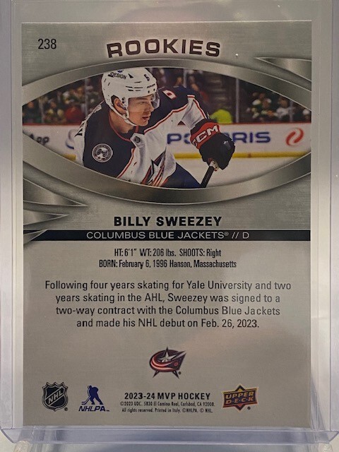 2023-24 MVP Silver Script Parallel - Rookie - Sweezey - 238 | eBay