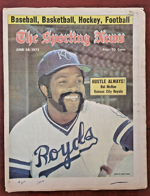 June 28, 1975-The Sporting News -Hal McRae-Kansas City Royals | eBay