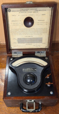 General Electric AC Alternating Current Ammeter - Model P-3, 5 Amp ...