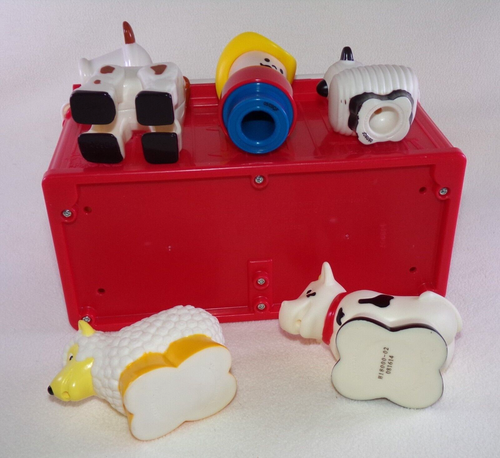 Fisher Price Play Family Farm Lunch Box Carrying Case Little People ...