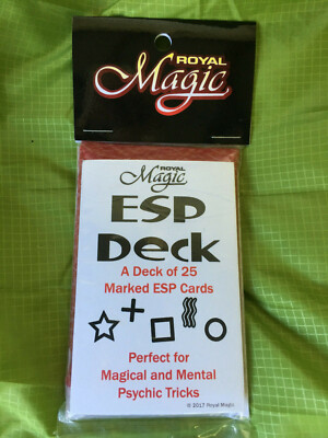 ESP Symbols Royal Deck specially printed set 5 symbols 25 card deck ...