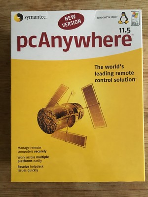 Symantec pcAnywhere 11.5 Host & Remote PC Windows. New Version | eBay UK