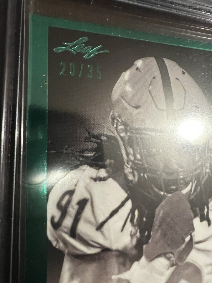 9 Card NFL Football Auto Lot. 3 Autos Numbered /5! Tons of Color ...