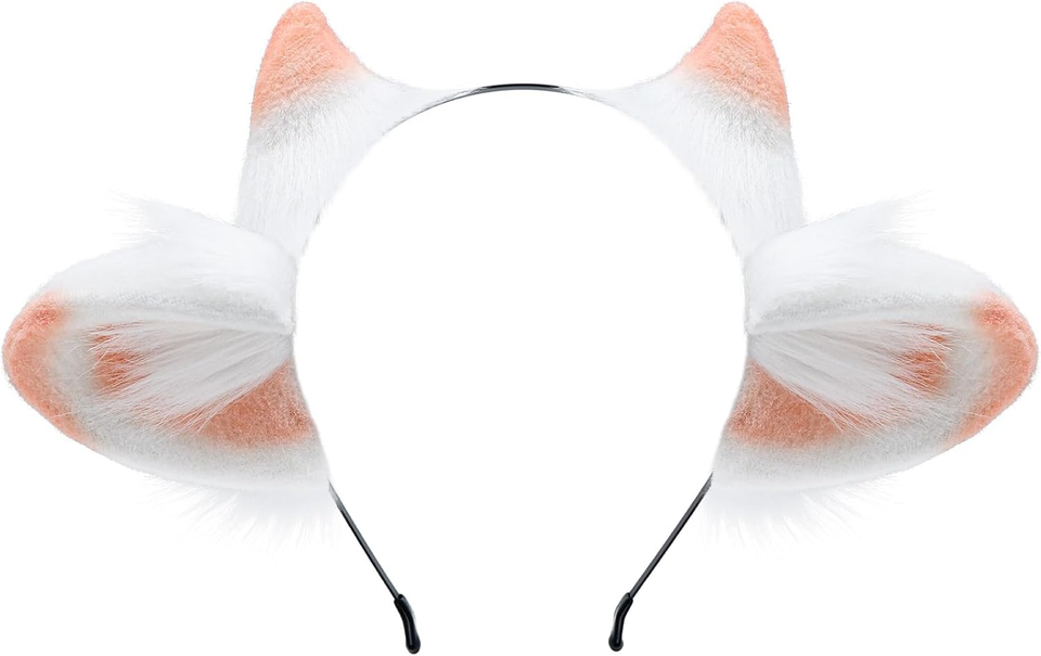 Cosplay Furry Lamb Ear Headband Soft Animal Ear Hair Accessory for ...