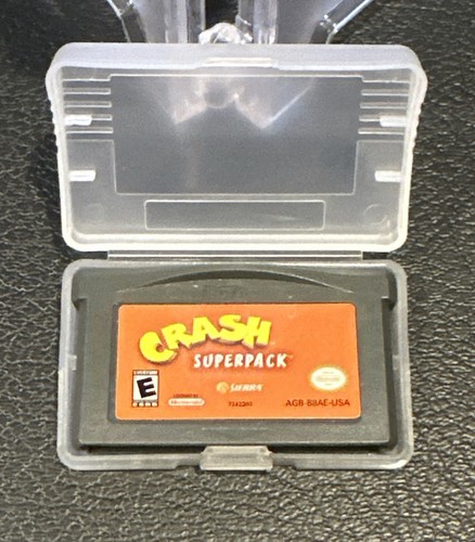 Crash Superpack Nintendo Game Boy Advance GameBoy GBA Tested AUTHENTIC ...