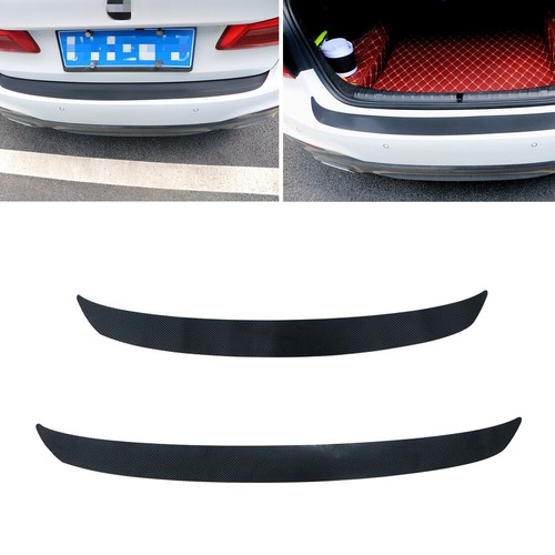 Au Carbon Fiber Style Rear Boot Bumper Protector Plate Sticker Guard ...