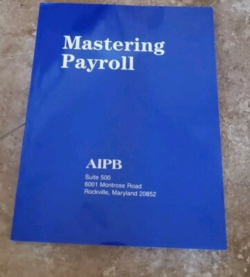 Mastering Payroll AIPB accounting | eBay