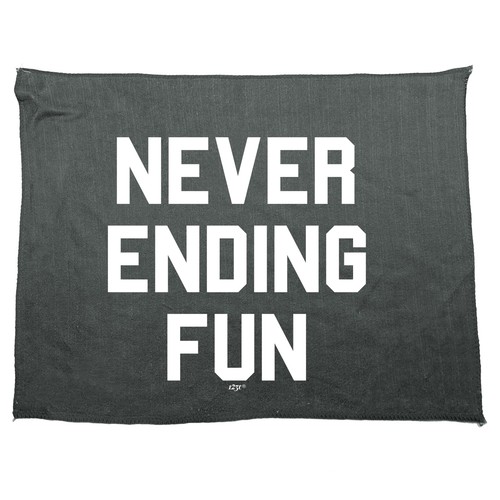 Never Ending Fun - Funny Novelty Sports Microfiber Towel Gift Gifts | eBay