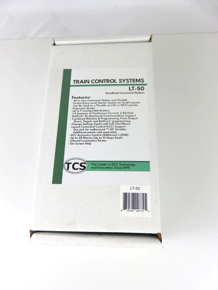 TCS Train Control Systems DCC LT-50 Stater System Handheld Layout Throttle NIB | eBay