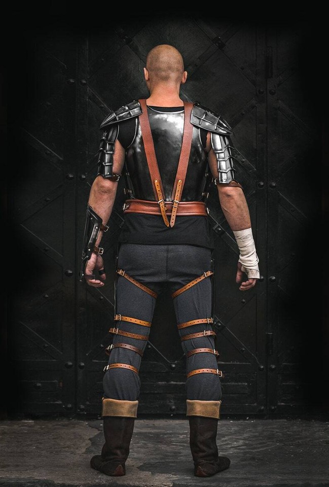 Guts golden age armor, anime cosplay, Blackened Steel Full Set Armor ...