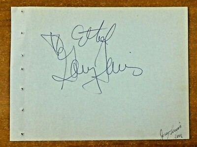 Gary Lewis Musician Signed Autograph Album Page | eBay
