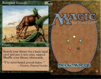 Magic the Gathering -MTG-Rampant Growth Pat Morrisay LP | eBay