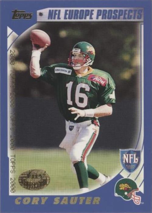 2000 Topps - NFL Europe Prospects Cory Sauter #351 Topps Collection for ...