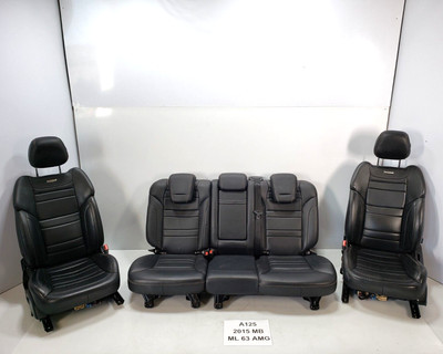 2012-2015 OEM Mercedes W166 ML63 AMG Front Rear Seats Assembly Leather ...