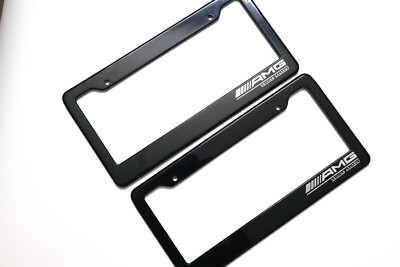 2 X Pcs Aluminum alloy License Plate Frame for benz benz Amg Style | eBay