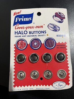 Prims Halo Buttons *Size (4) 24-9/16" Style 212 New Rustproof all Brass | eBay