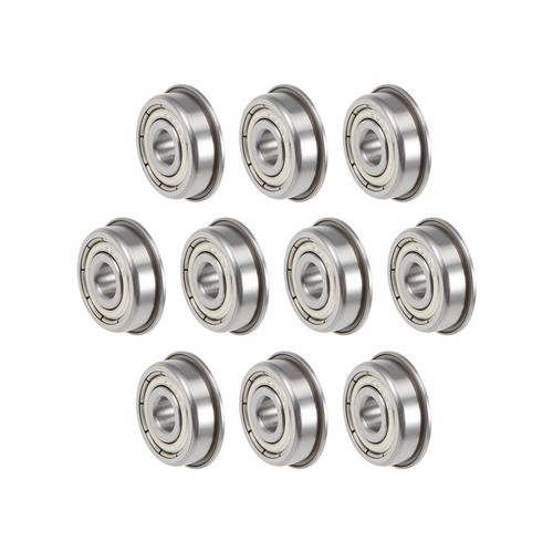 10 Pcs,Flange Ball Bearing ,Shielded Chrome Bearings F625ZZ | eBay