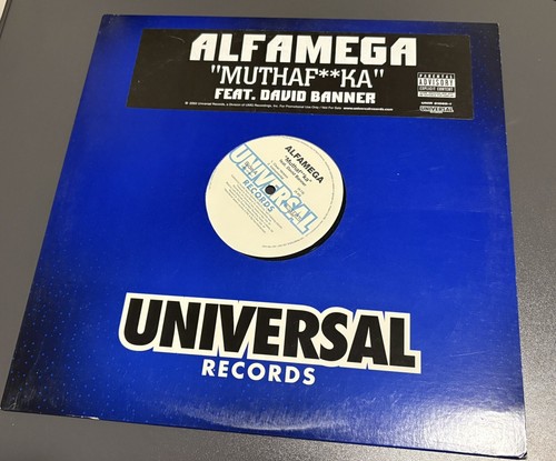 ALFAMEGA- Muthaf**ka f/David Banner 12” Single 33rpm (2003) Universal ...