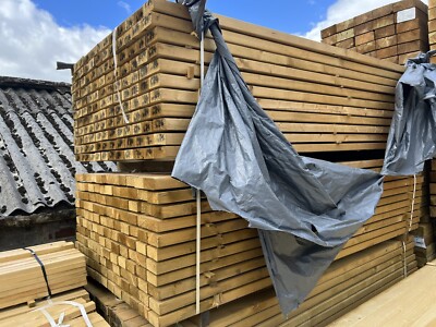 C24 4x2x2.4m Treated Timber / Wooden Lengths / Rails - New | eBay