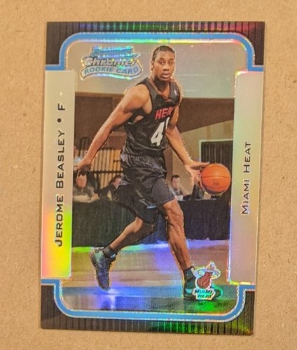 2003-04 BOWMAN CHROME REFRACTOR #144 JEROME BEASLEY RC #'D 78/300 | eBay