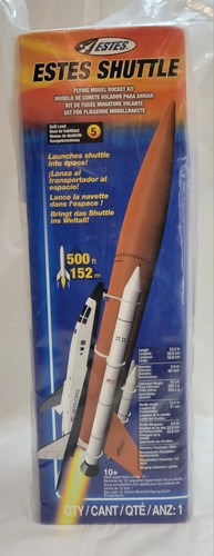 Estes Shuttle #7246-Flying Model Rocket Kit-Brand New Sealed-Skill ...