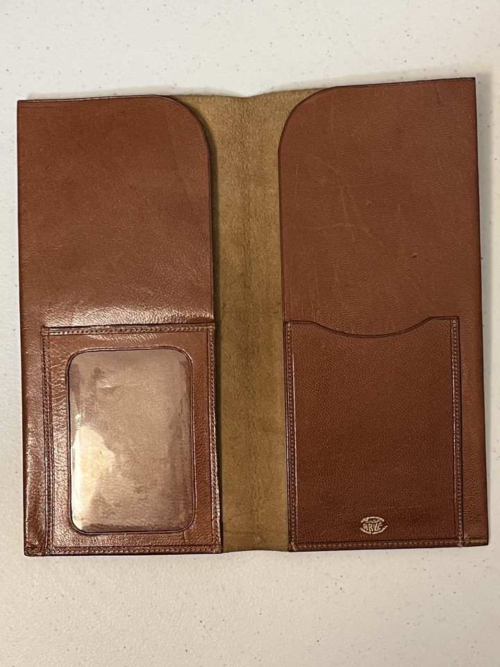 Vintage CASA ARVE Mexico Tooled Leather Wallet,Cacti & Aztec Calendar ...