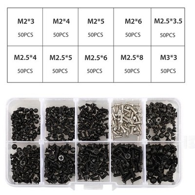 500pcs Computer Screw Set Kit For HP Dell Lenovo Samsung Sony Laptop PC ...