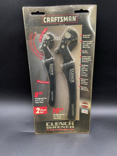 Vintage Sears Craftsman Clench Wrench Set, 8” 10”, Made In USA | eBay