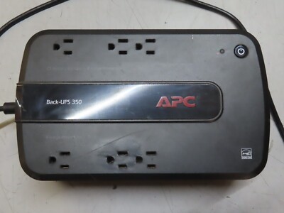 APC Back-UPS 350 BE350G Battery Backup Surge Protector | eBay