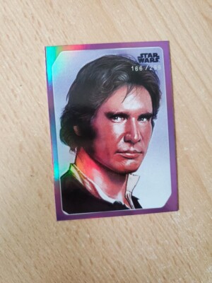 2023 Topps Star Wars Celebration PURPLE Refractor parallel Han Solo #3 ...