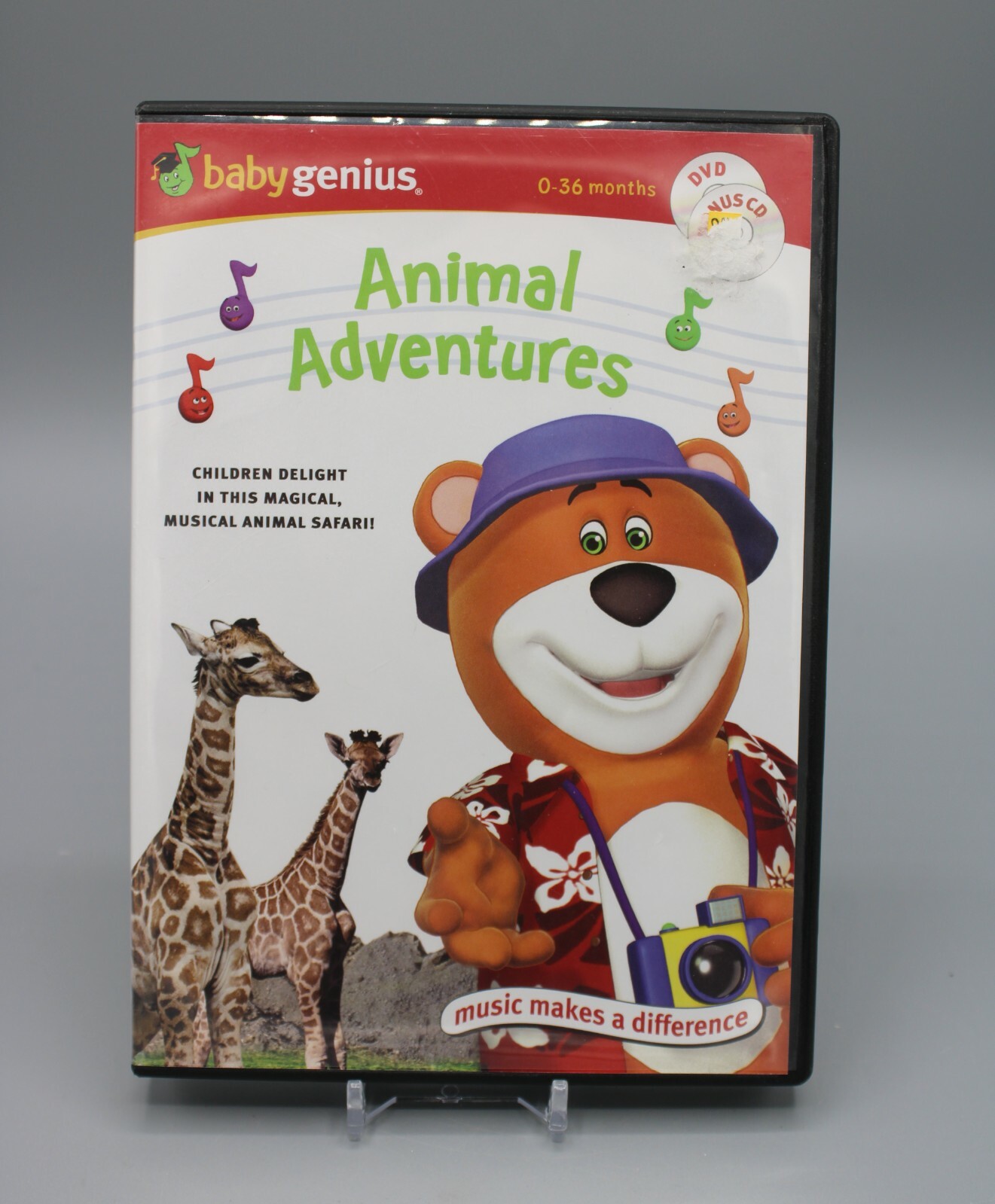 Baby Genius Animal Adventures DVD & Bonus CD Pacific Entertainment | eBay