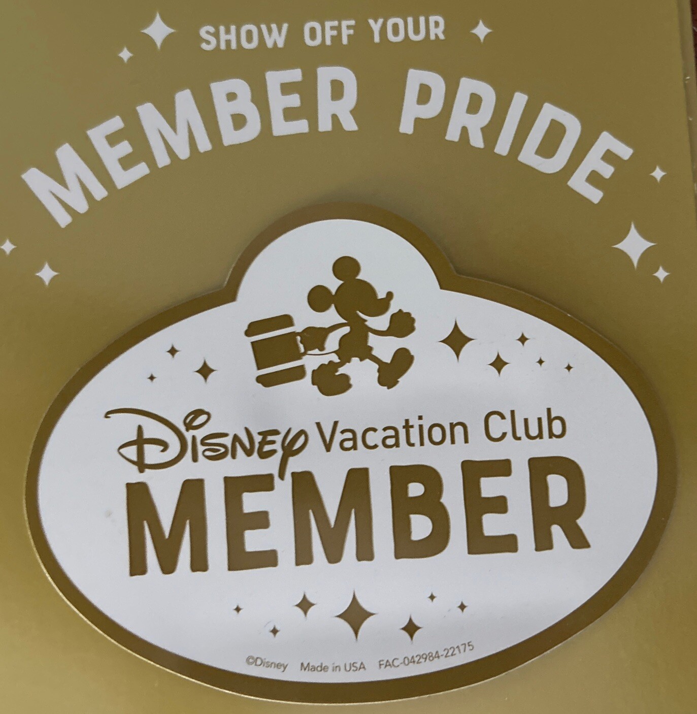 Disney Vacation Club DVC-Member Magnet New | eBay
