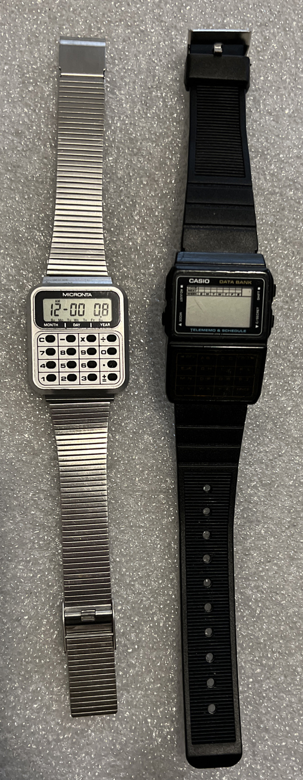 Micronta Calculator & Casio Data Bank DBC-61 Vintage Watch Lot FOR ...
