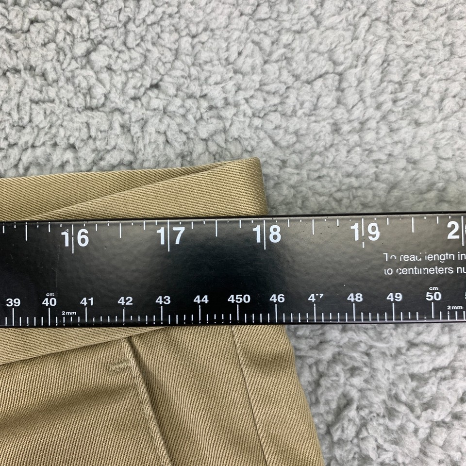 Dockers Pants Mens 36 Tan High-Rise Slash Pocket Classic Fit Straight ...