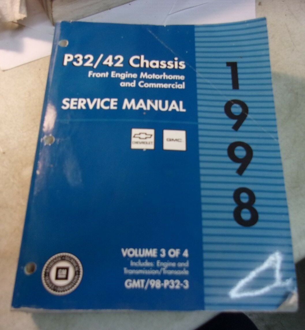 1998 CHEVROLET GMC P32/42 CHASSIS FRONT ENGINE MOTORHOME & COMMERICAL ...