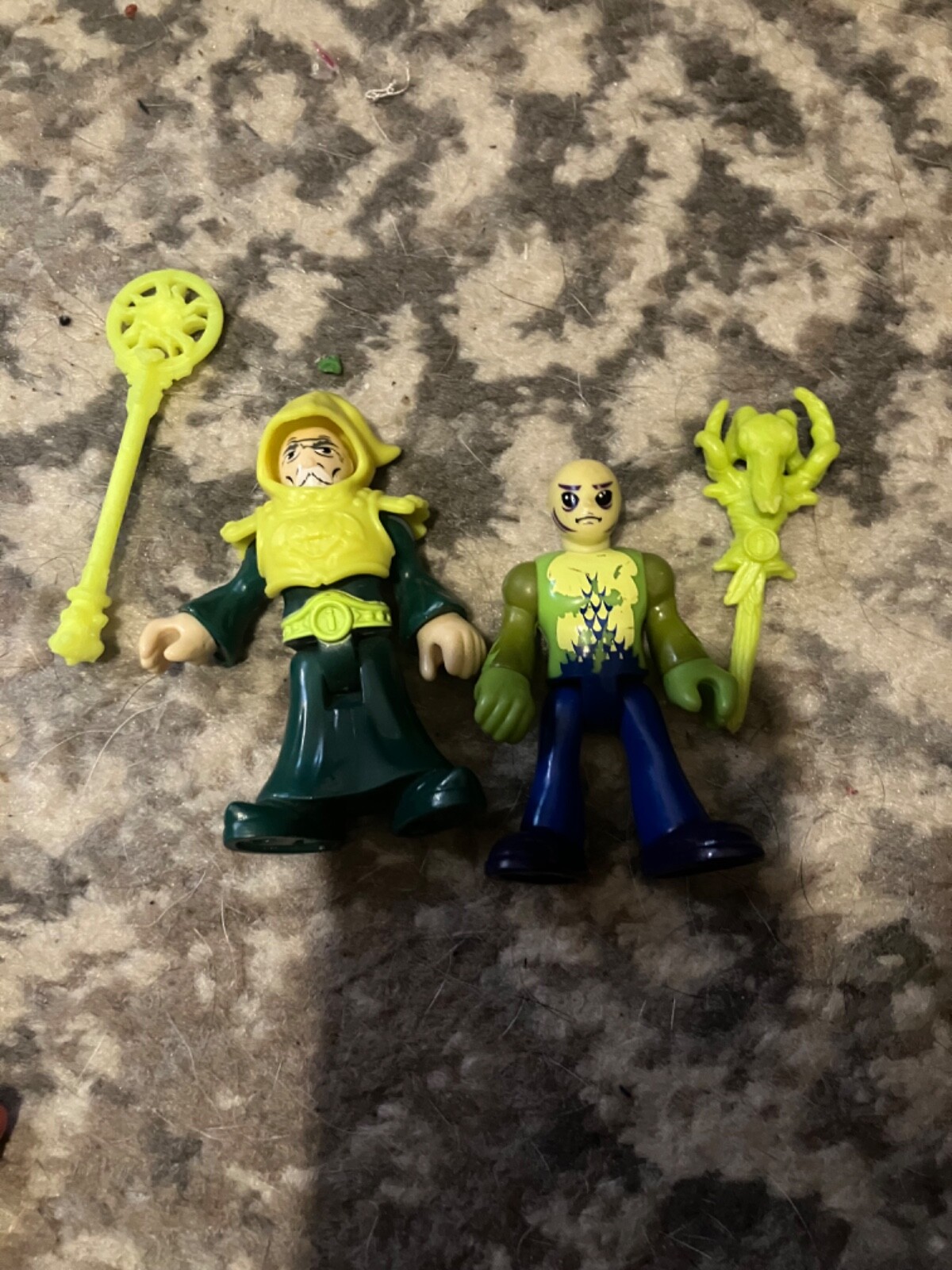 Lot of two figures Fisher-Price Imaginext Wizard Tower Castle Sorcerer ...