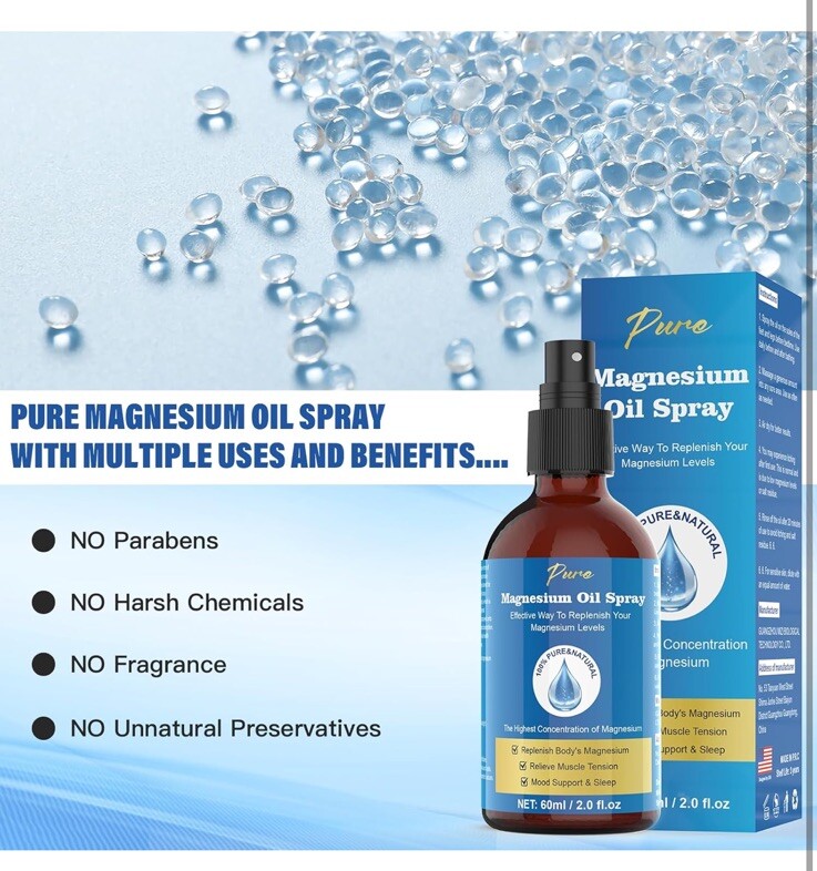 Magnesium Spray, Oil for Feet, Pure Spray 1pack | eBay