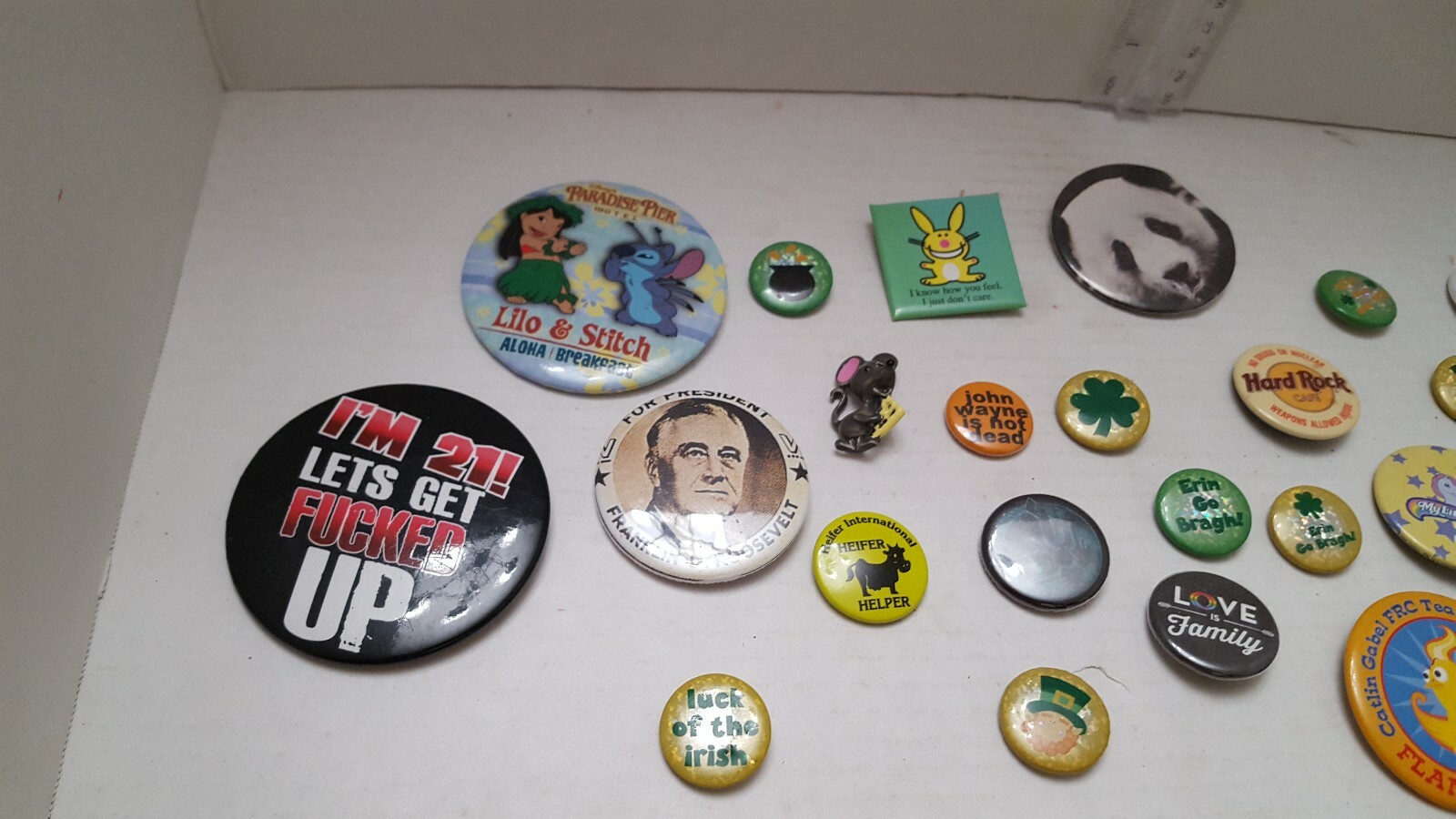 Pinback Button Lot Of 23 Advertising Fun- Fast Shipping | eBay