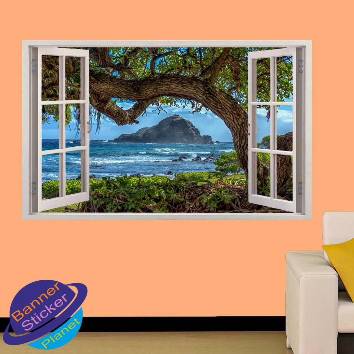 Hawaiian Wall Decor Stickers | Shelly Lighting