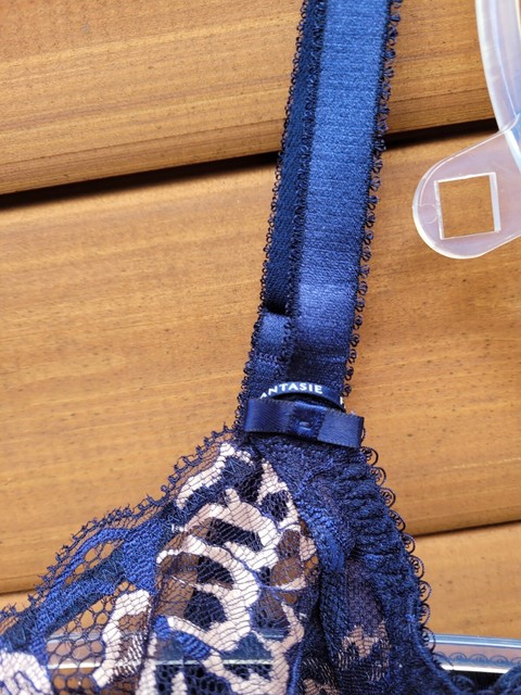 Fantasie Aubree FL6932 W Underwired Full Cup Side Support Bra Navy 30DD ...