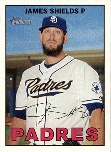 2016 Topps Heritage #230 James Shields - NM | eBay