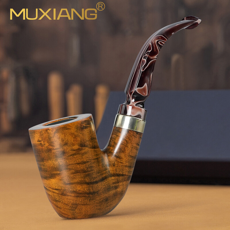 MUXIANG Briar Hungarian Pipe Handmade Smooth Oom-paul Tobacco Pipe ...