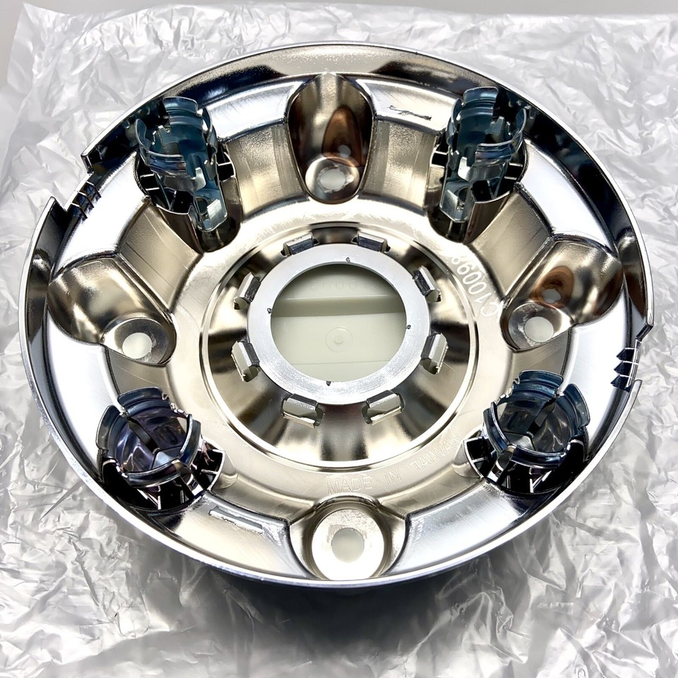 2 Front Chrome Center Wheel Hub Caps For 2017-2024 Ford F250 F350 Super ...