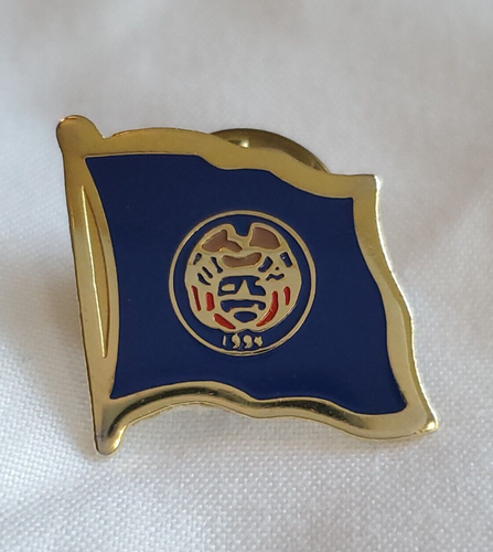 UTAH State Flag Hat Scarf Lapel Pin Pinback 3/4" Collectible Travel ...