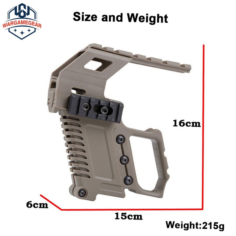 Tactical Laser Sight Scope Mount Rail Base Pistol Kit For Glock G17 G18 ...