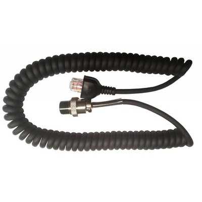 Cavo spiralato ricambio originale Yaesu per microfoni MD-100, MD-200 ...