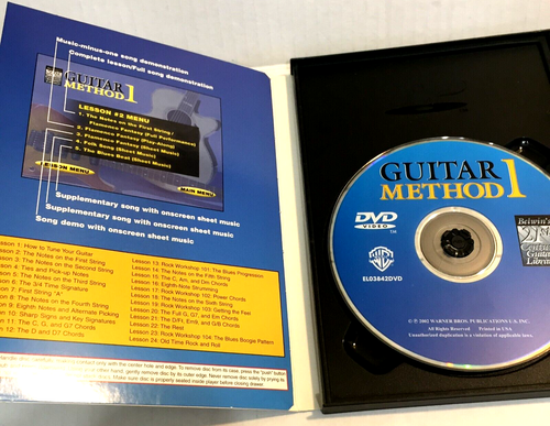 Guitar Method 1 DVD Ships free Same Day with Tracking | eBay