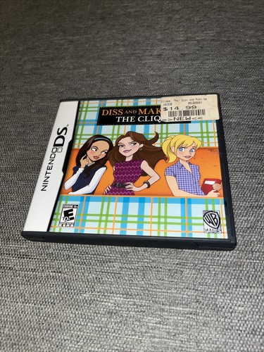Clique: Diss and Make Up (Nintendo DS, 2009) Original Case & Manual ...